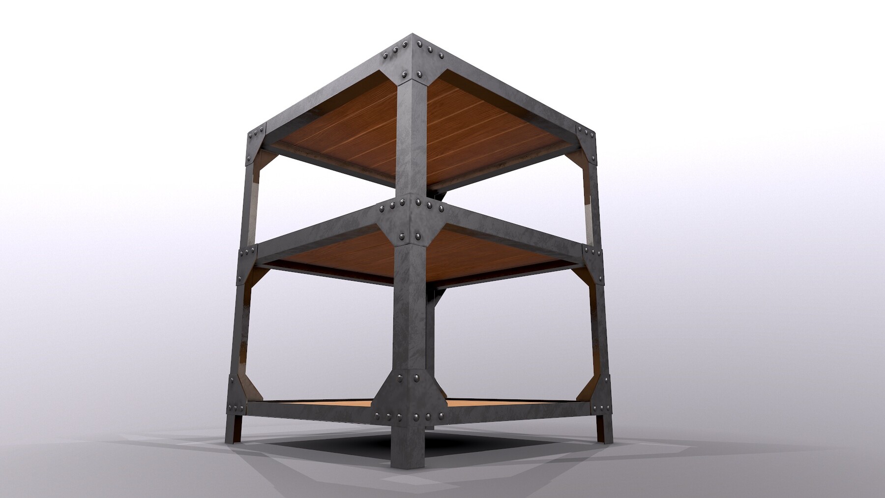 ArtStation - Metallic PBR Table | Game Assets