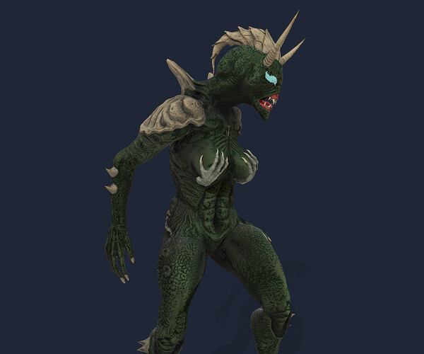 ArtStation - Galactic Creature 02 - 10 colors | Game Assets