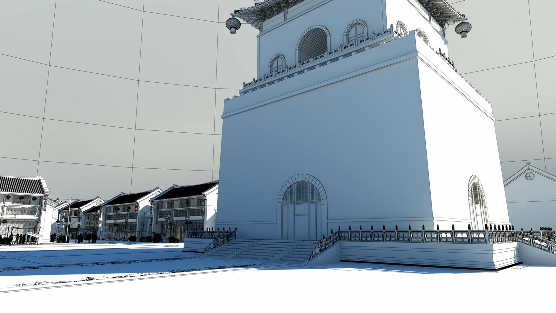 ArtStation - Ancient building commercial district 12 | Resources