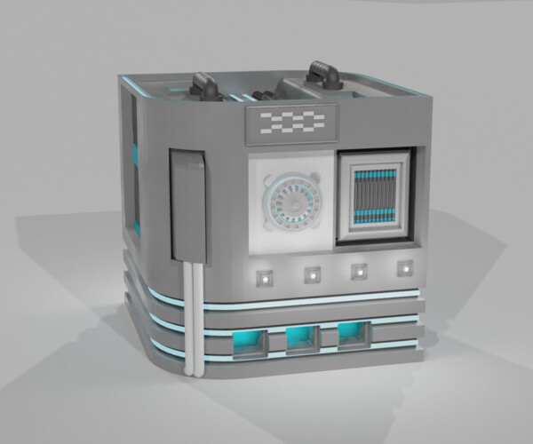 ArtStation - Futuristic Crate Set | Game Assets