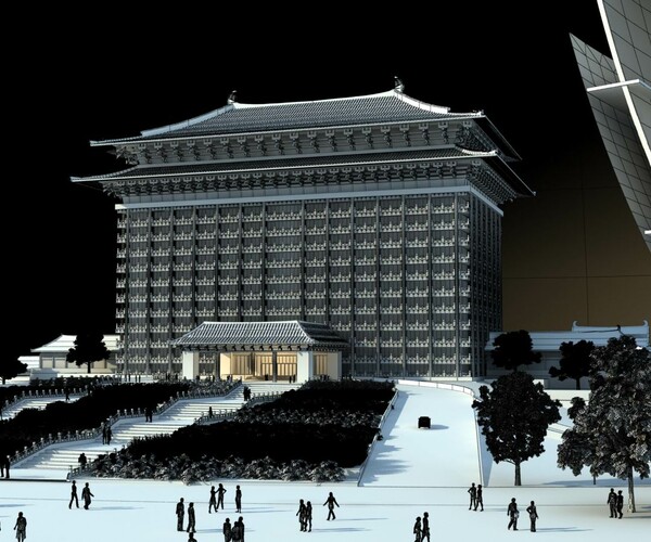 ArtStation - Ancient high-rise building | Resources