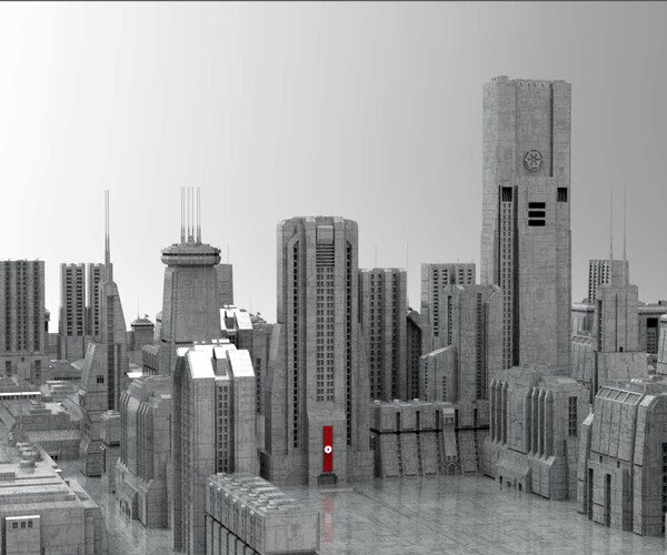 ArtStation - Imperial Buildings Star Wars - Futuristic Sci-Fi ...