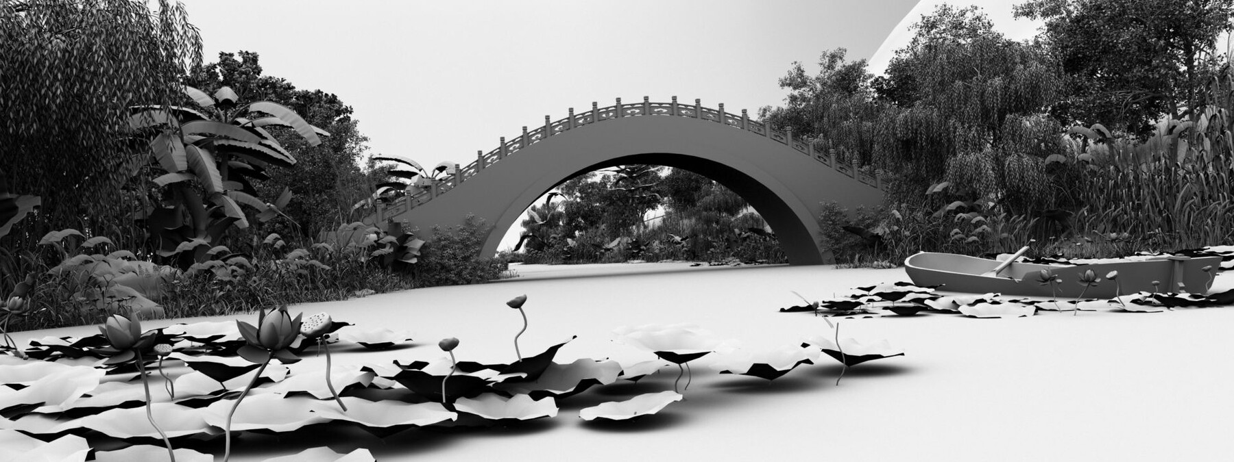 ArtStation - Riverside scenery Lakeside 01 | Resources