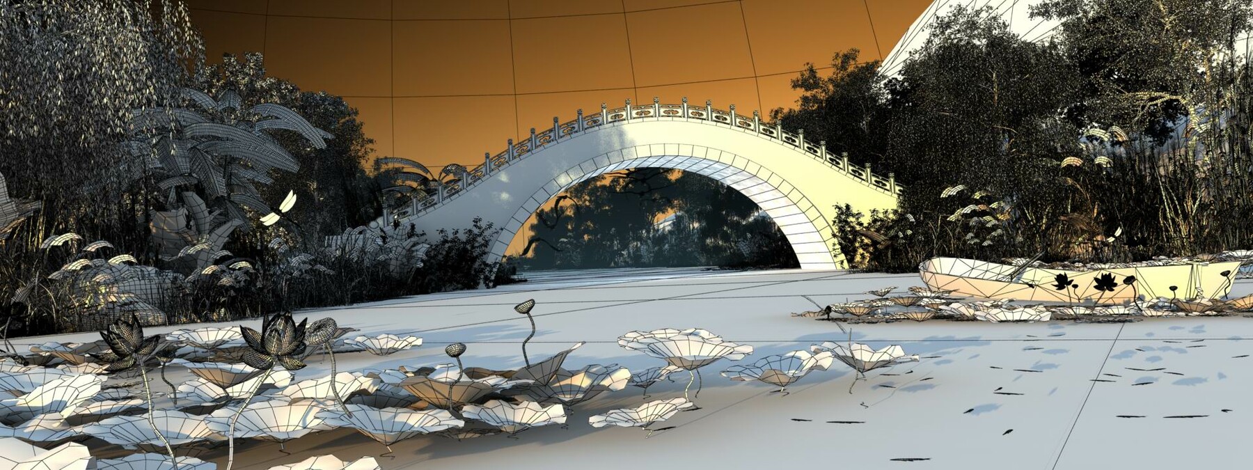 ArtStation - Riverside scenery Lakeside 01 | Resources