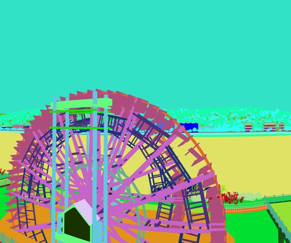 ArtStation - Riverside Building - Waterwheel 01 | Resources