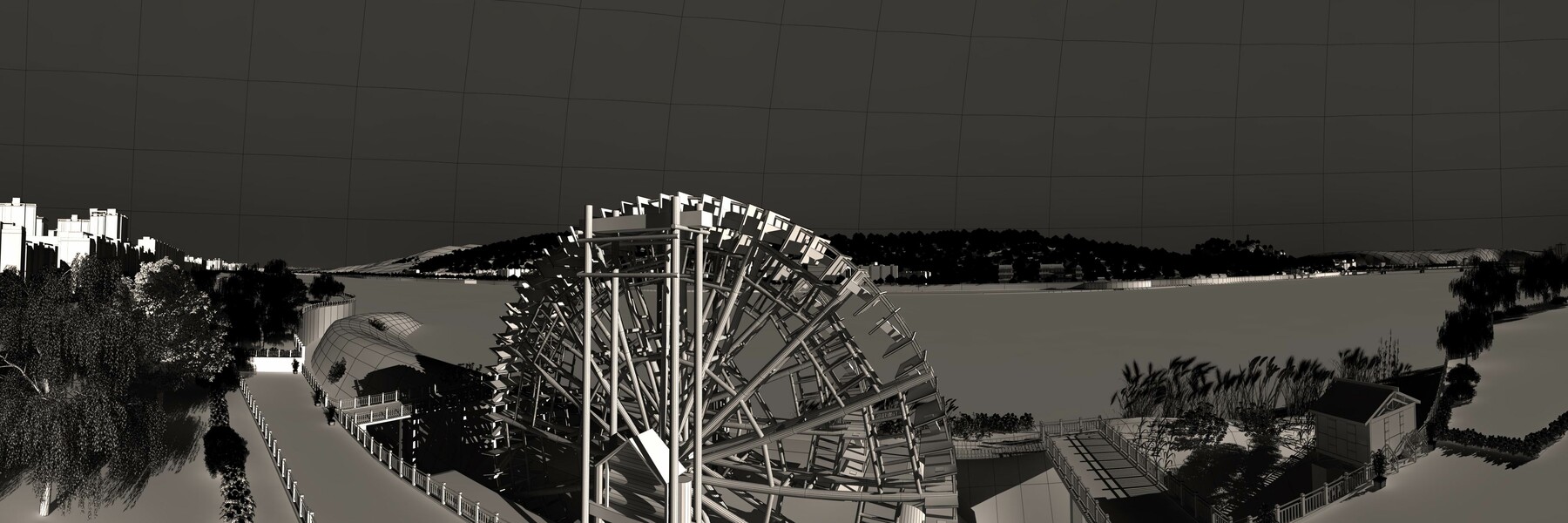 ArtStation - Riverside Building - Waterwheel 01 | Resources