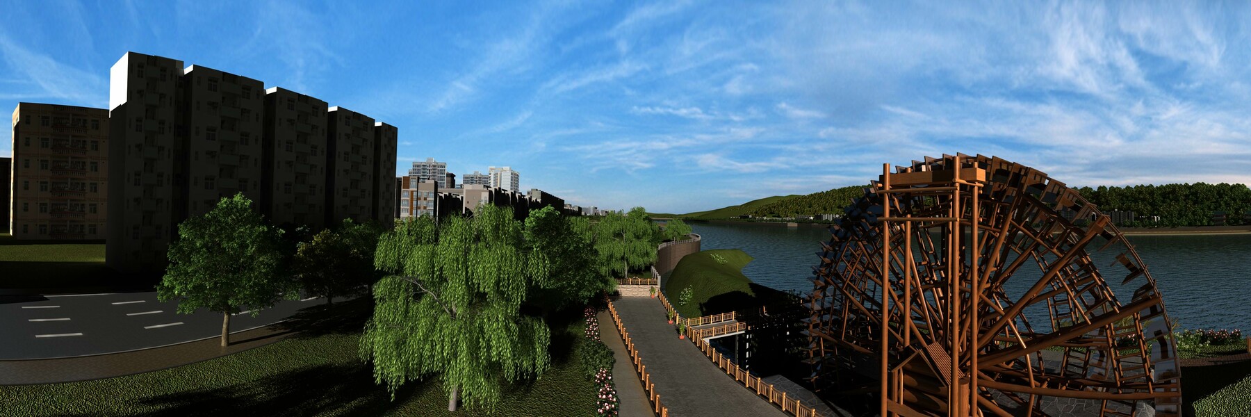 ArtStation - Riverside Building - Waterwheel 01 | Resources