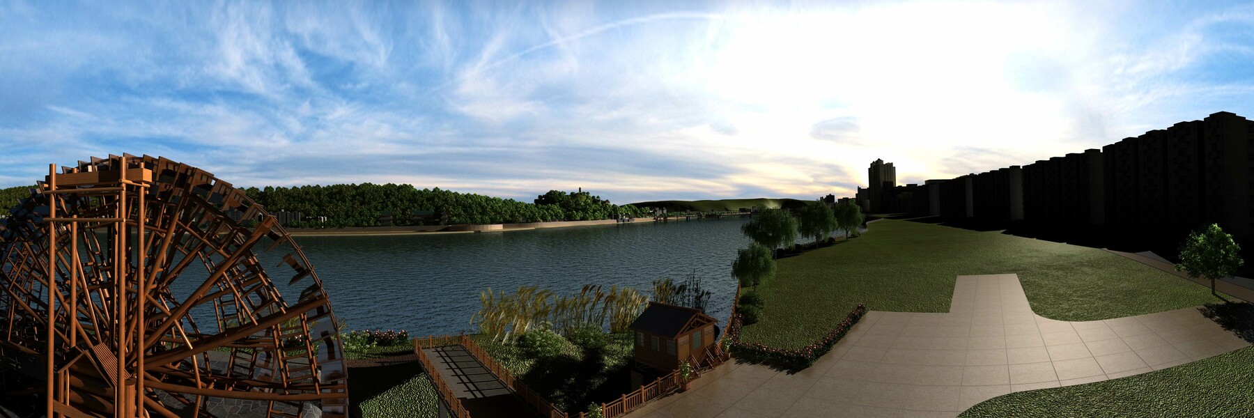 ArtStation - Riverside Building - Waterwheel 01 | Resources