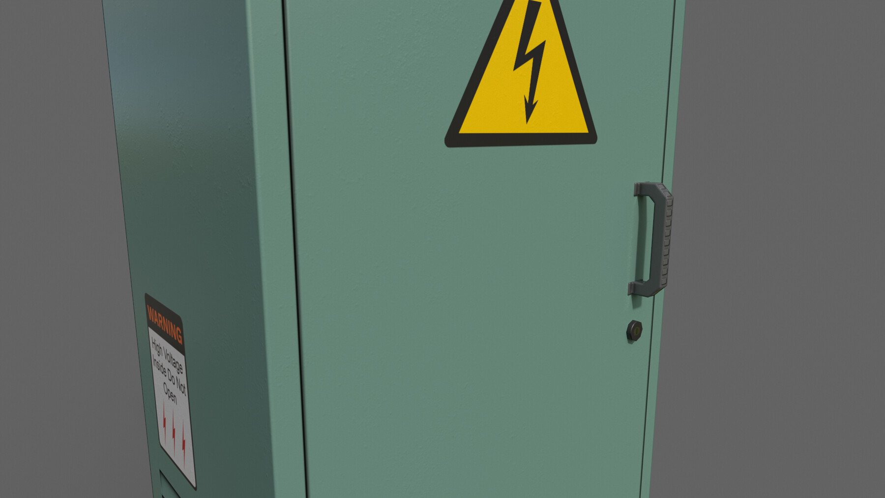 ArtStation - PBR Electric Box (Green) Ver.2 | Game Assets