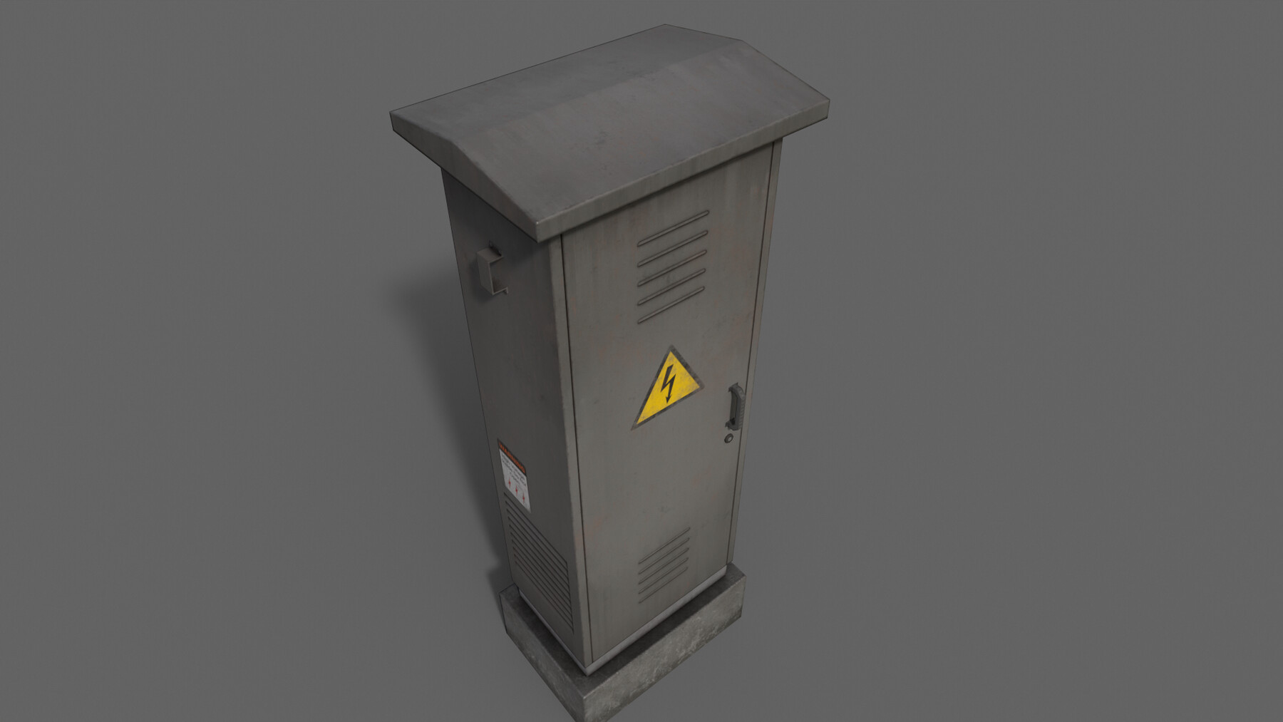 ArtStation - PBR Electric Box (Grey) Ver.2 | Game Assets