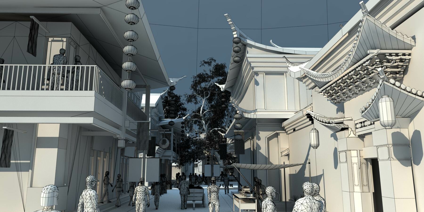 ArtStation - Travel - Pedestrian Street | Resources