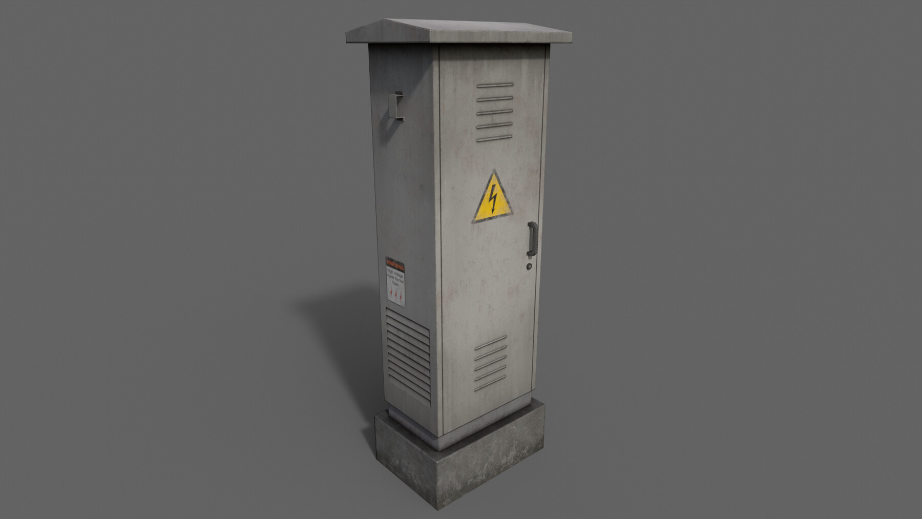 ArtStation - PBR Electric Box (LightGrey) Ver.2 | Game Assets