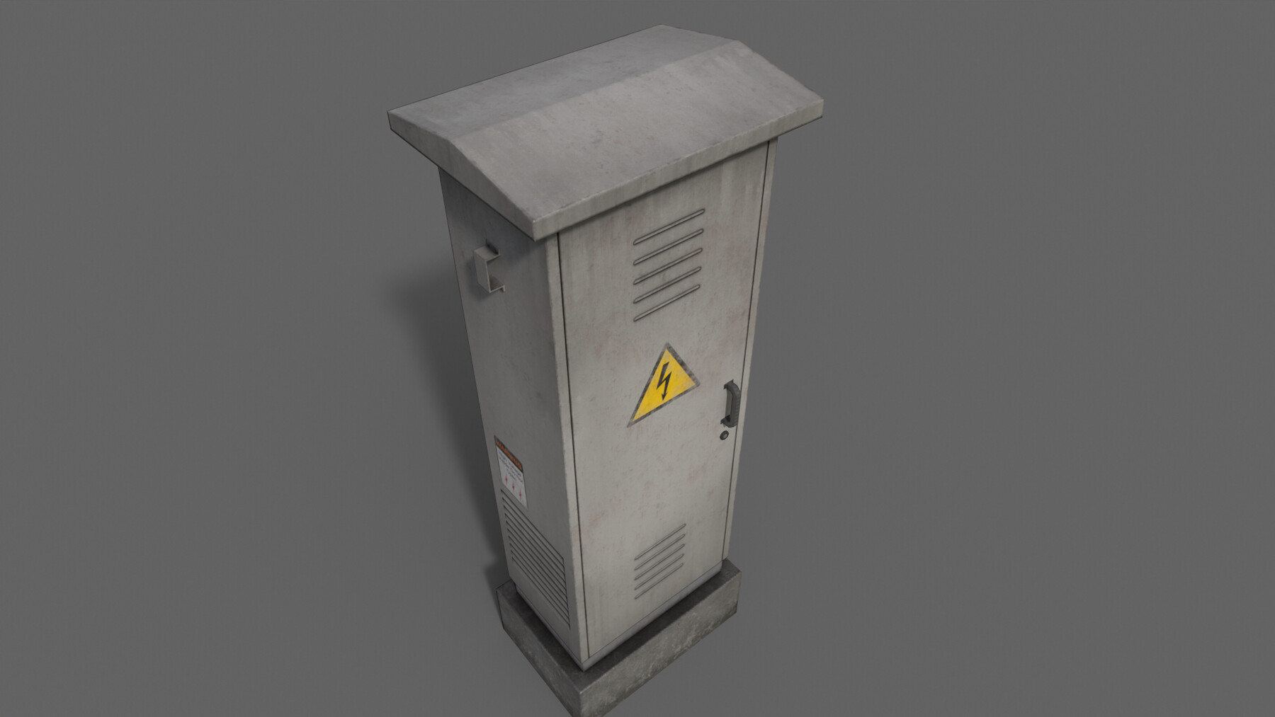 ArtStation - PBR Electric Box (LightGrey) Ver.2 | Game Assets