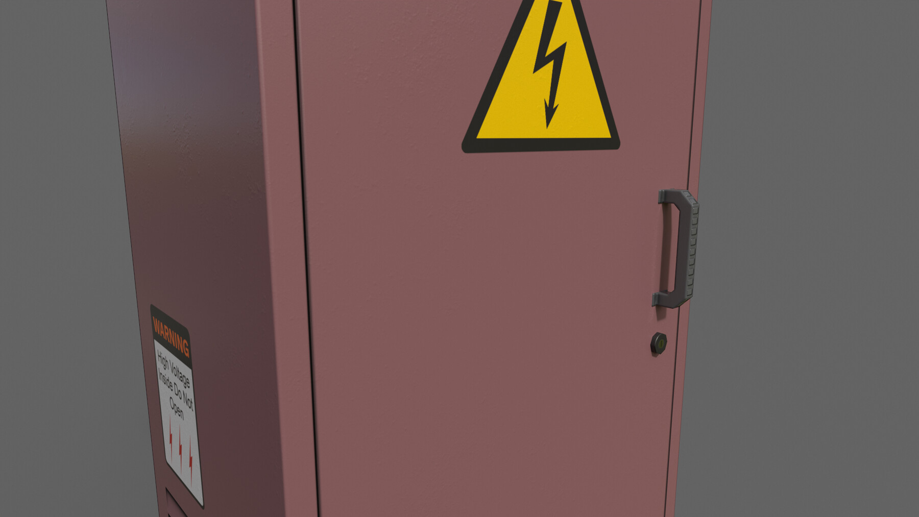 ArtStation - PBR Electric Box (Red) Ver.2 | Game Assets