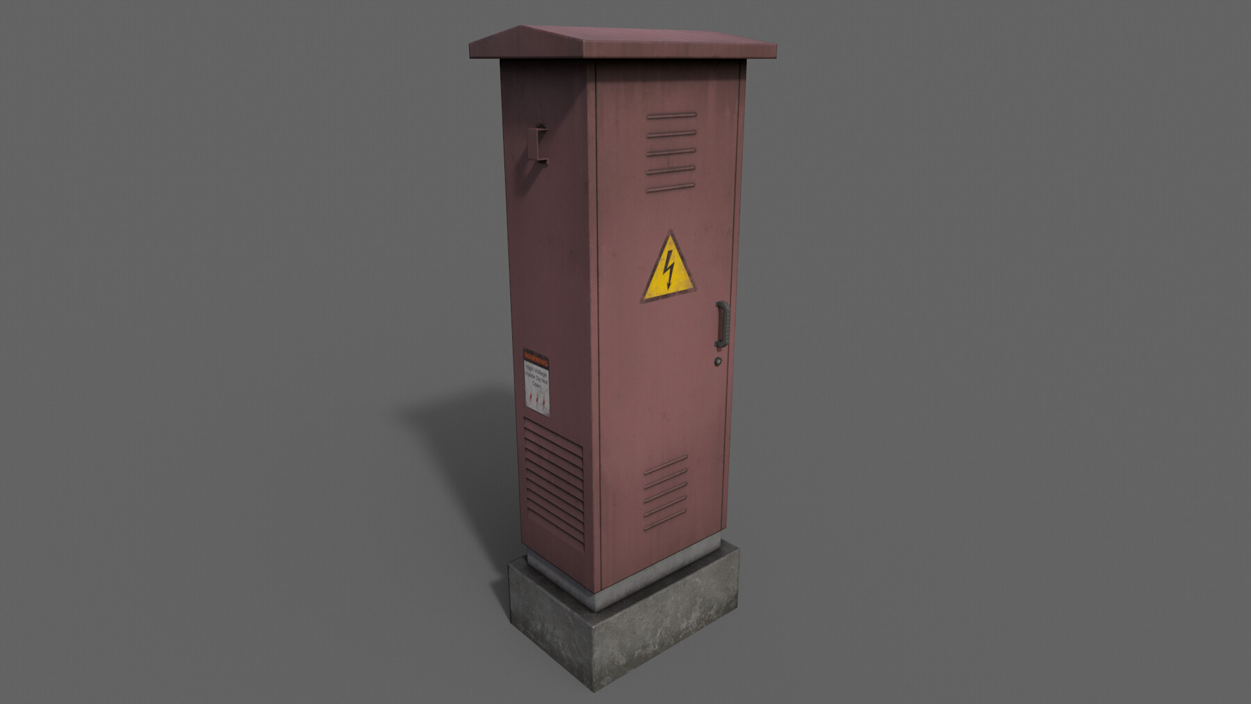 ArtStation - PBR Electric Box (Red) Ver.2 | Game Assets