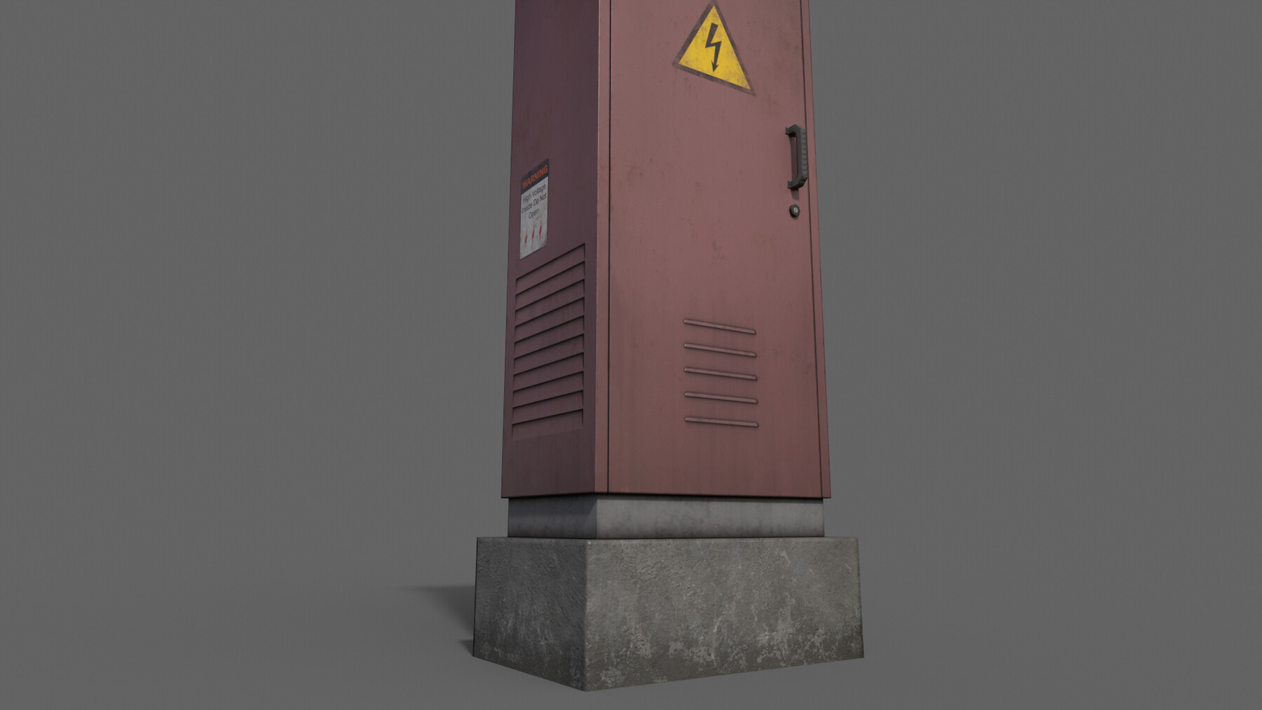 ArtStation - PBR Electric Box (Red) Ver.2 | Game Assets