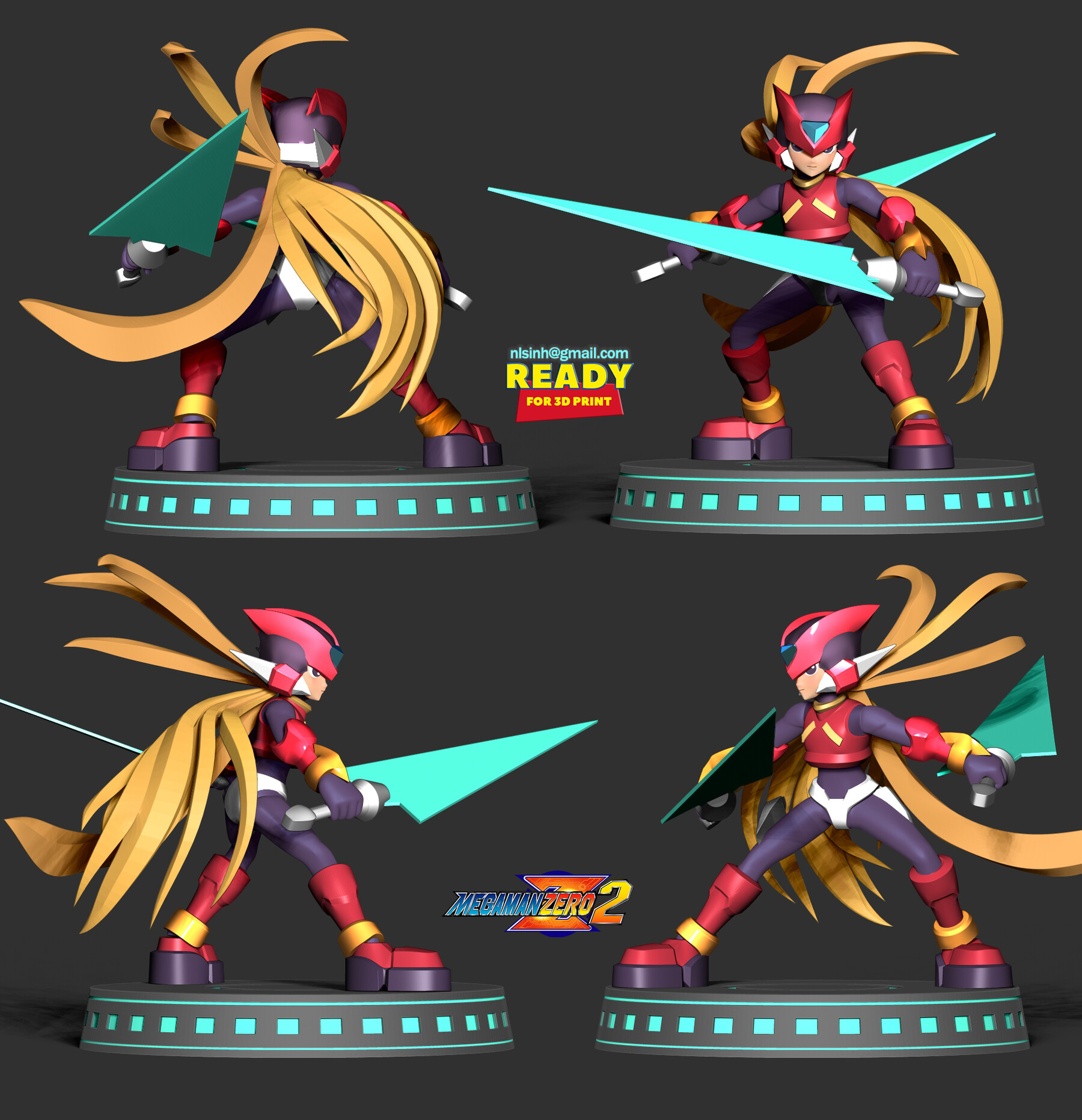 ArtStation - Mega Man Zero | Resources