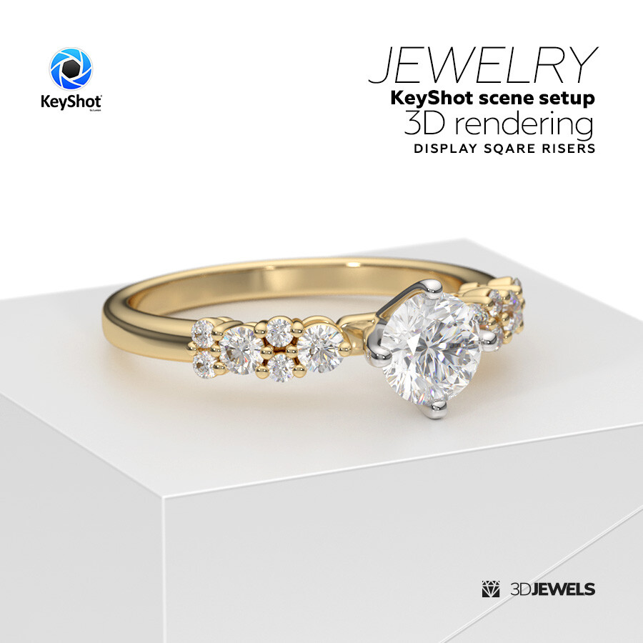 ArtStation - Photorealistic KeyShot Scene Setup for Jewelry 3D ...