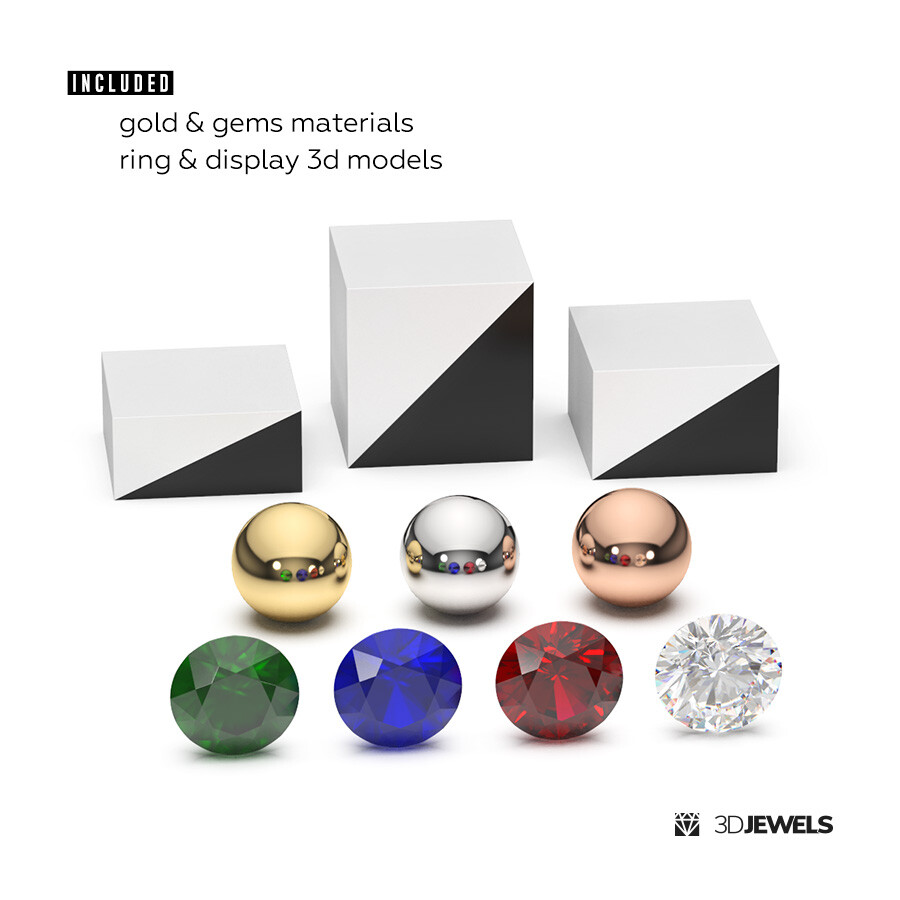 ArtStation - Photorealistic KeyShot Scene Setup for Jewelry 3D ...