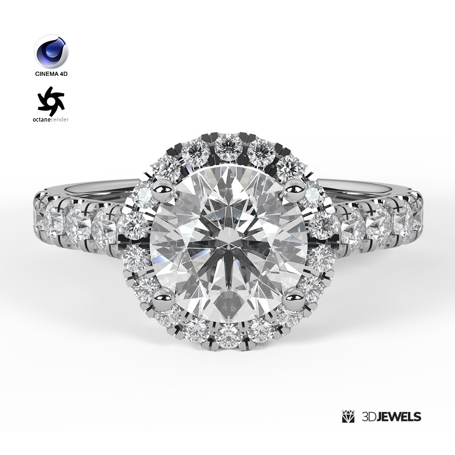 ArtStation - Cinema 4D with Octane Render Scene Setups for Jewelry 3D ...