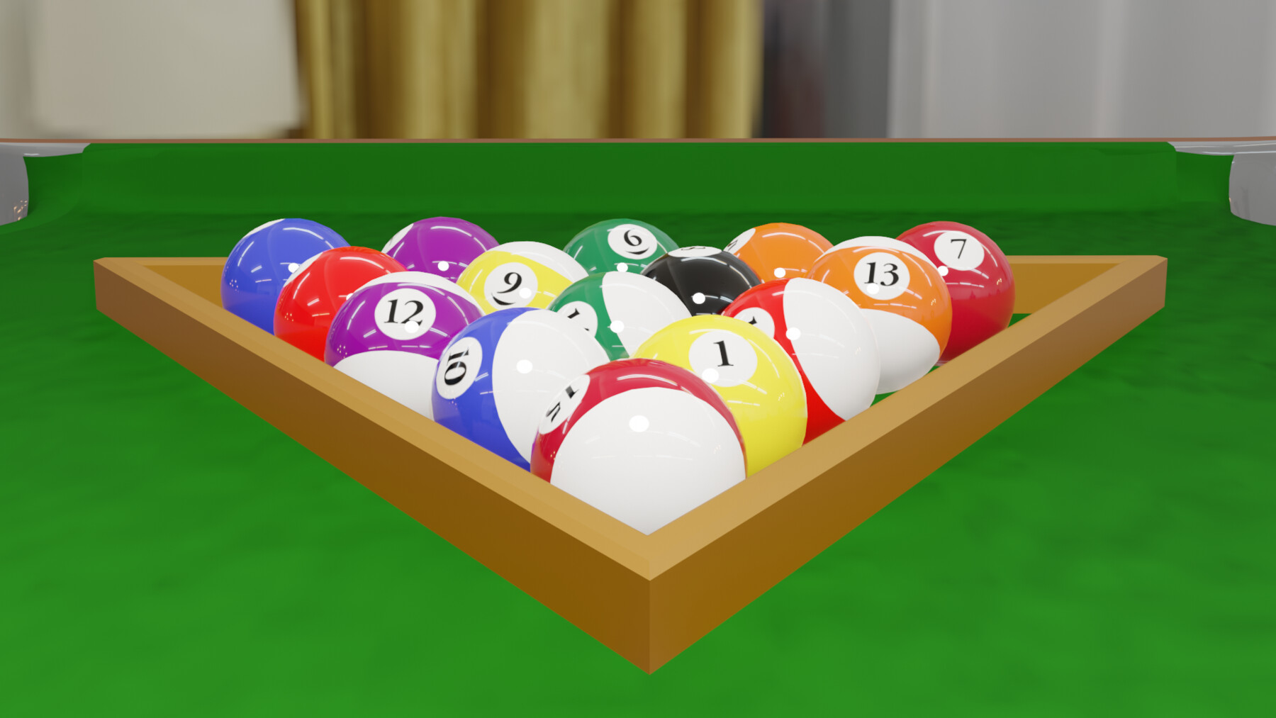ArtStation - Pool Table | Game Assets