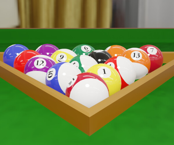 ArtStation - Pool Table | Game Assets