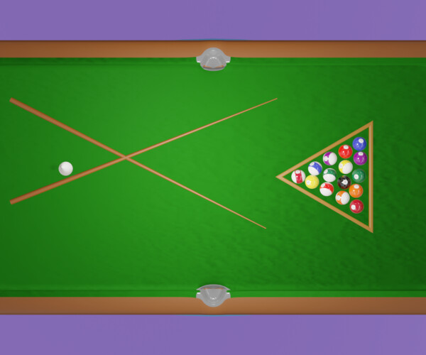ArtStation - Pool Table | Game Assets