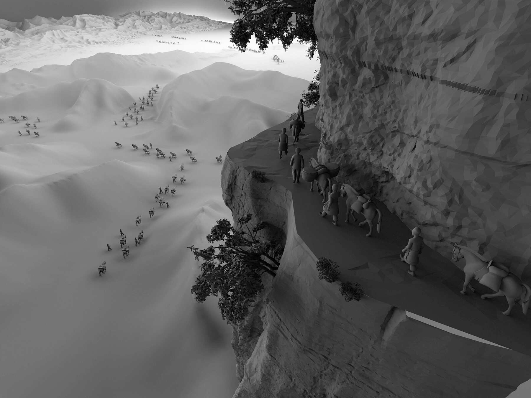 ArtStation - Silk Road - Cliff Stores 01 | Resources