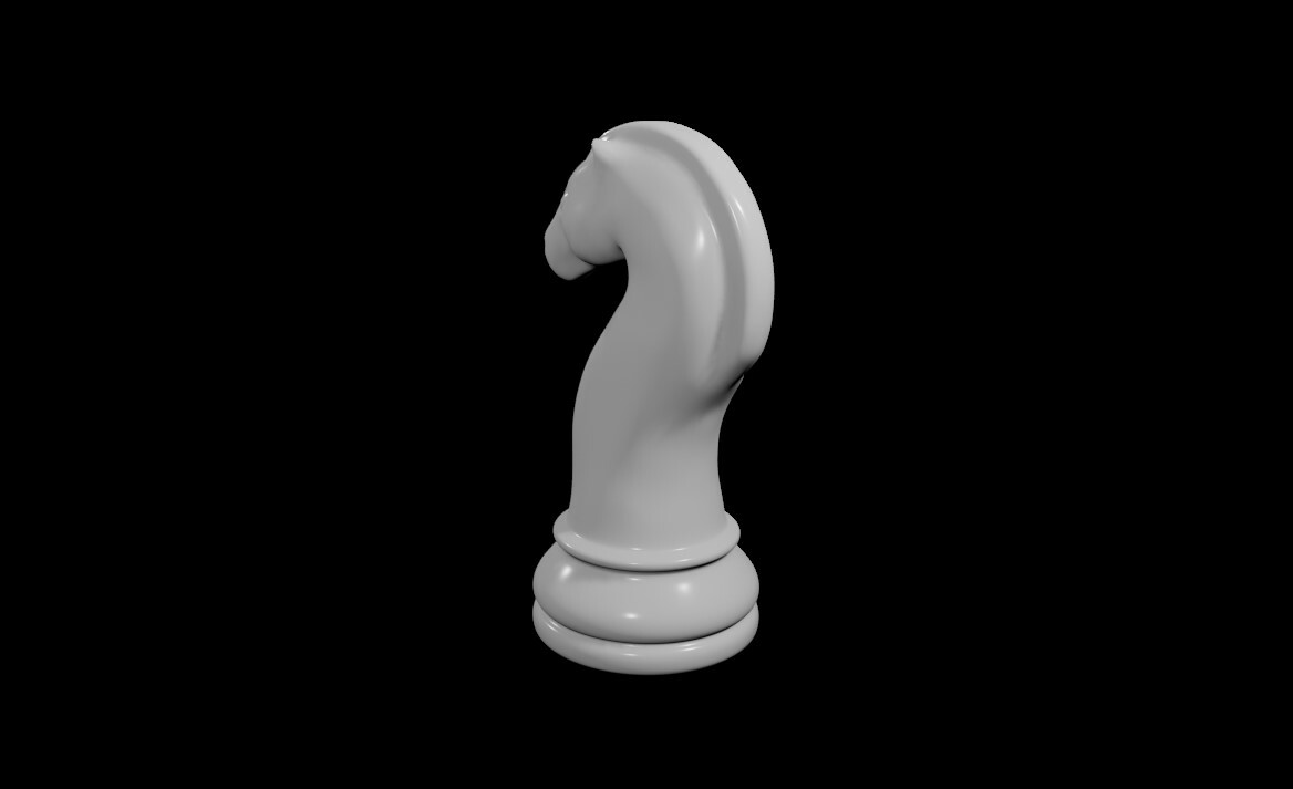 ArtStation - Horse Chess Game Piece - 3D model and STL Printable ...