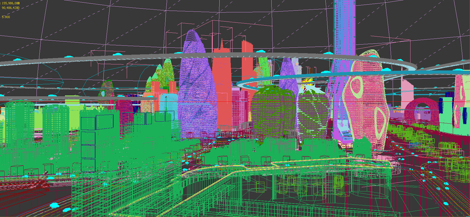 ArtStation - Future City - Science Fiction Scene | Resources