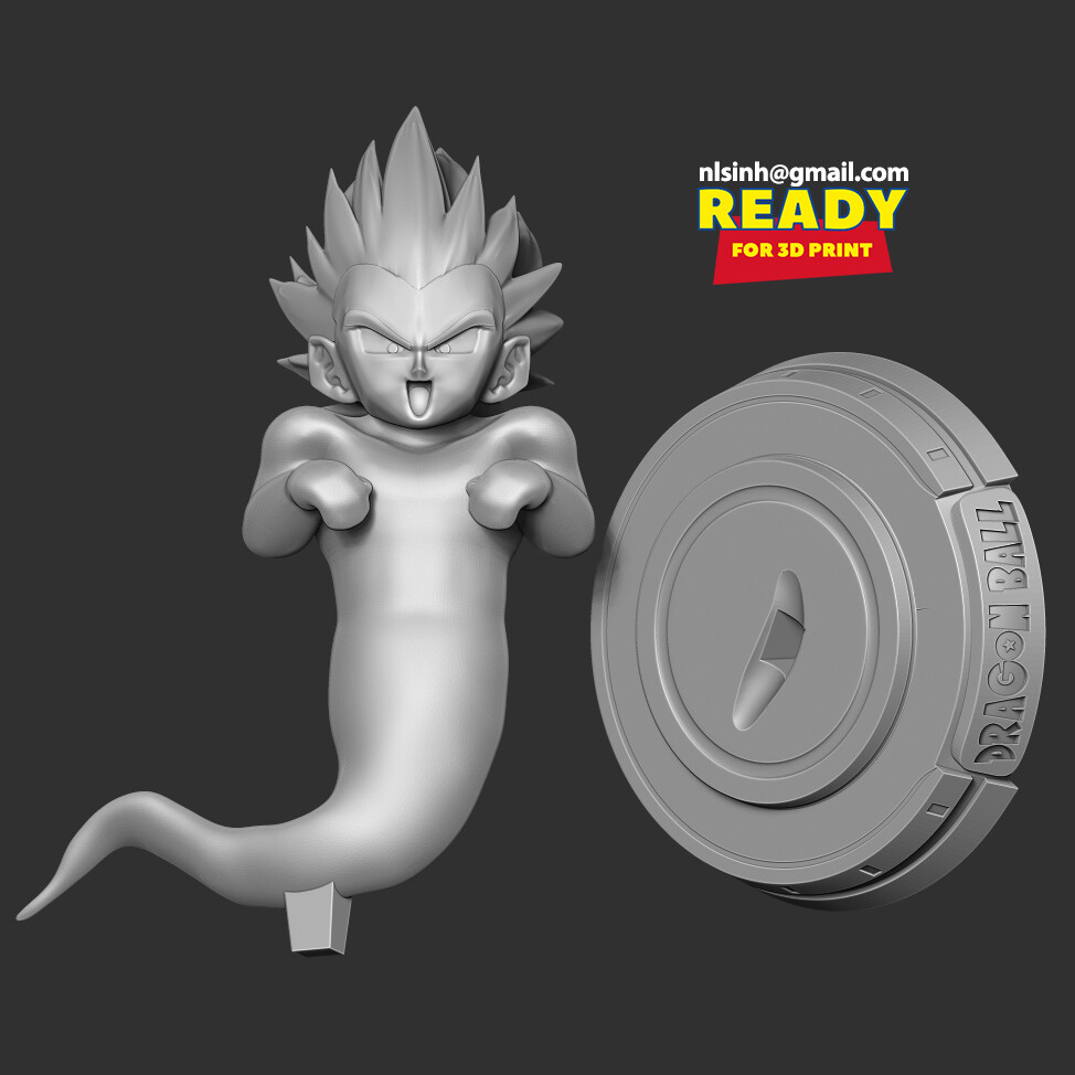 ArtStation - Ghost Gotenks - Dragon Ball Fanart | Resources