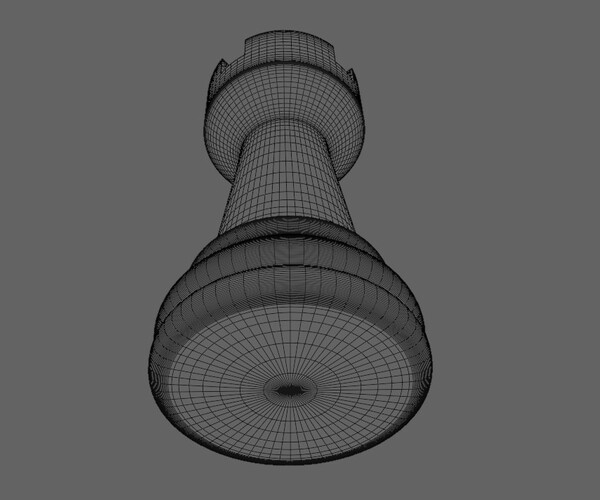 ArtStation - Tower Chess Game Piece - 3D Model and STL Printable ...