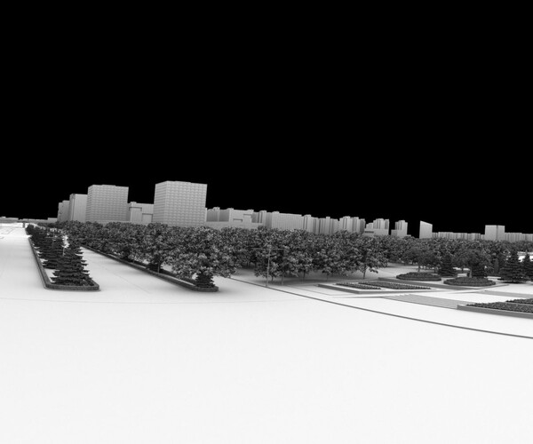 ArtStation - City large open space | Resources