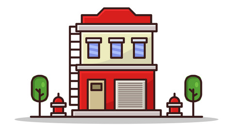 ArtStation - Fire station | Artworks