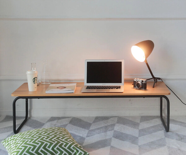 ArtStation - Black Steel Sitting Table | Resources