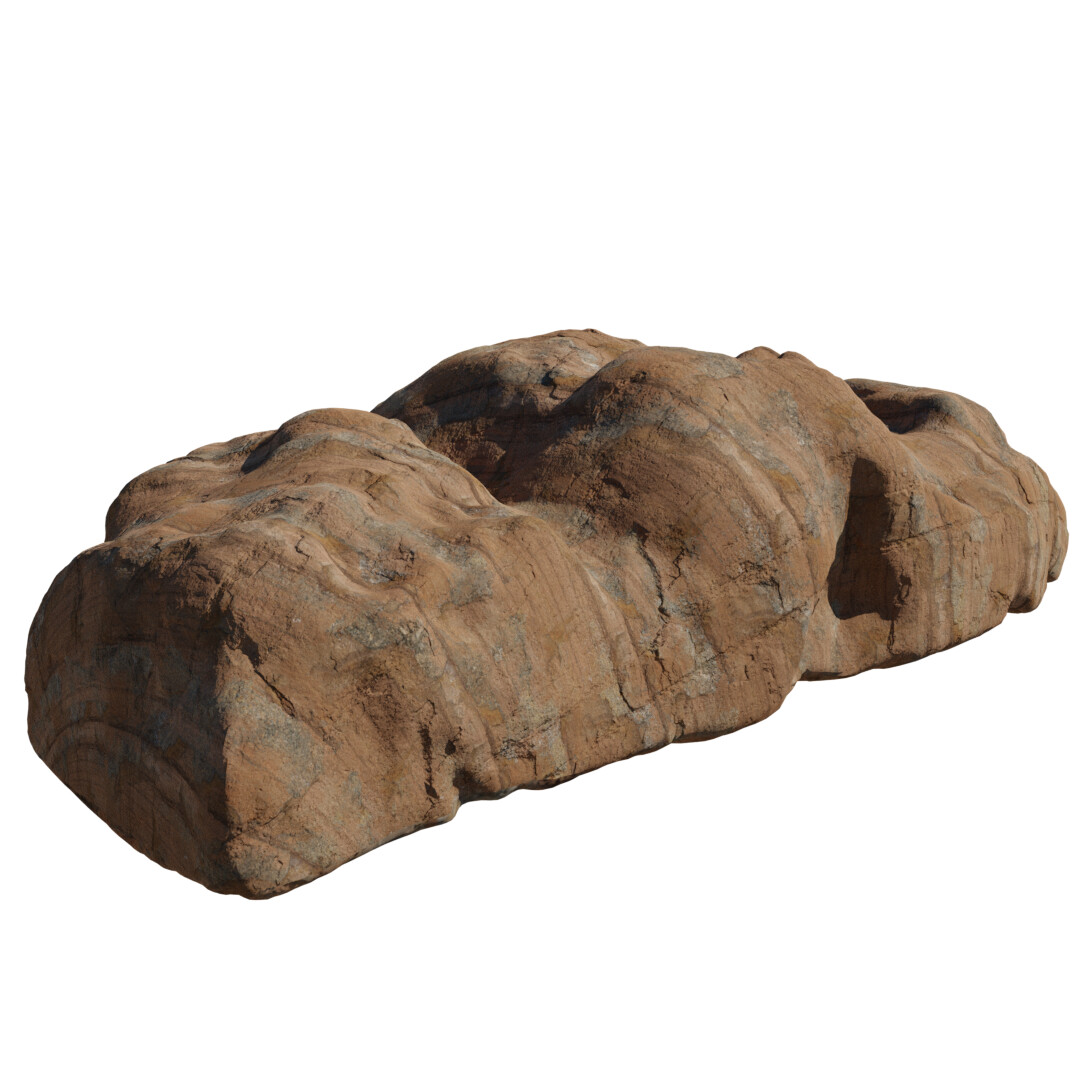 ArtStation - Rock Cliffs 3D Model - Mid Poly | Game Assets