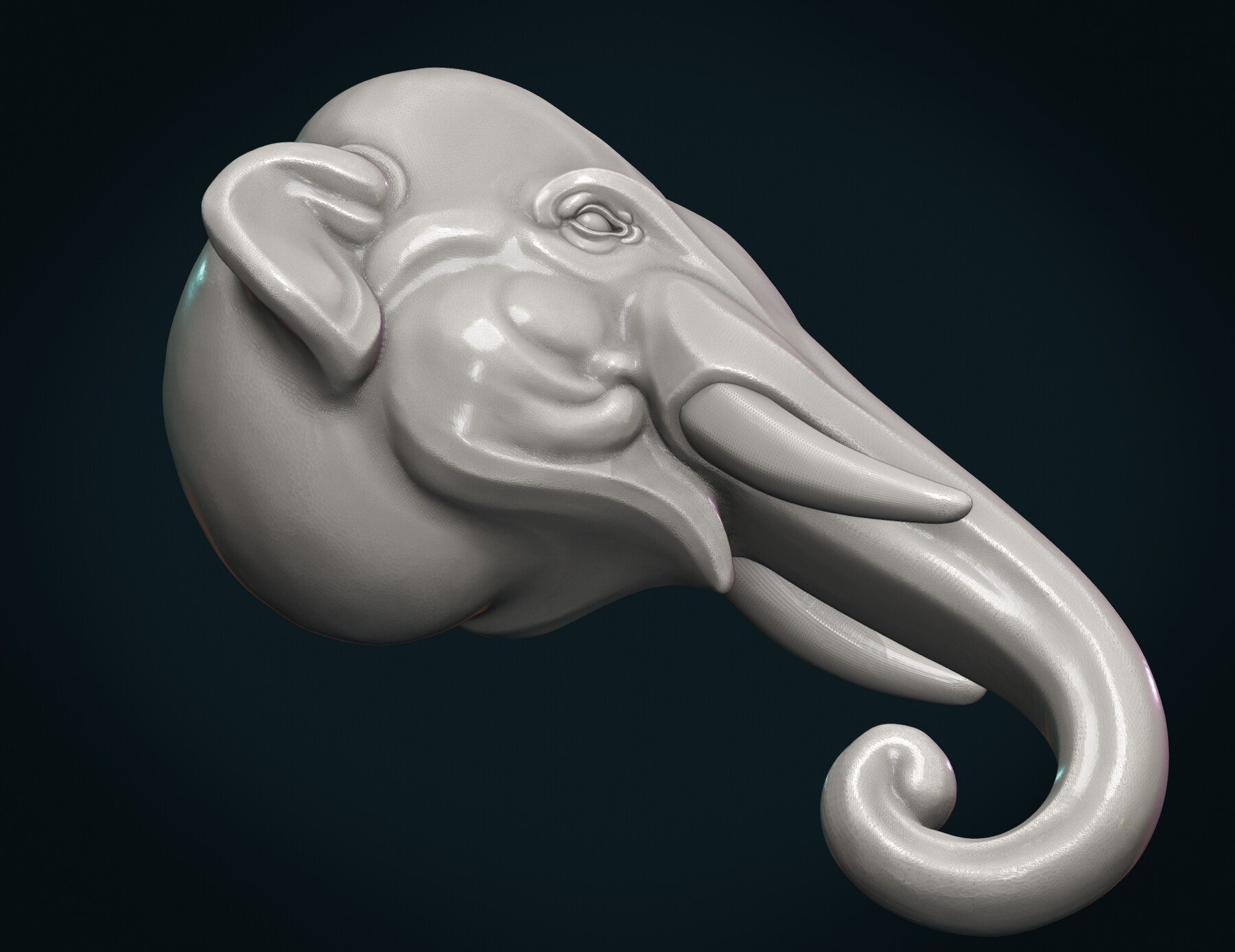 ArtStation - Elephant head | Resources