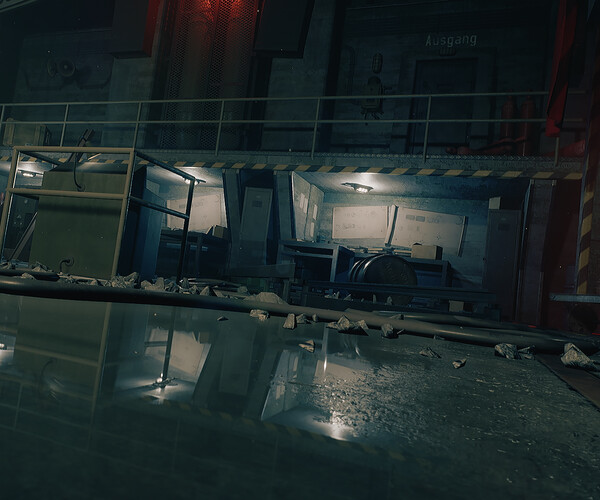 ArtStation - 1944 - V2 Factory Bunker | Game Assets