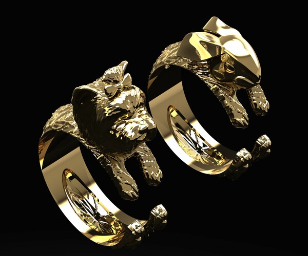 ArtStation - 2 animal rings | Resources