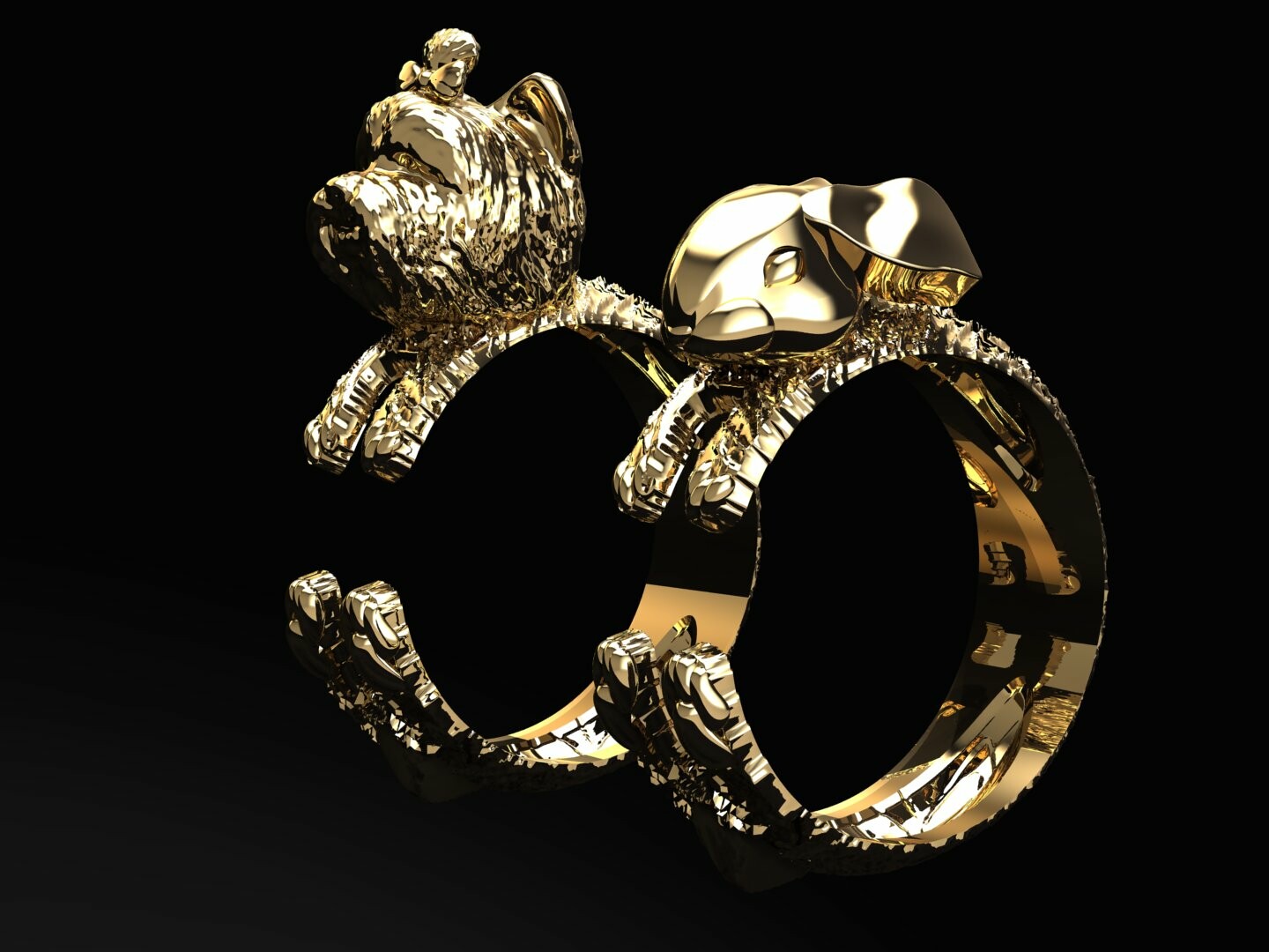 ArtStation - 2 animal rings | Resources