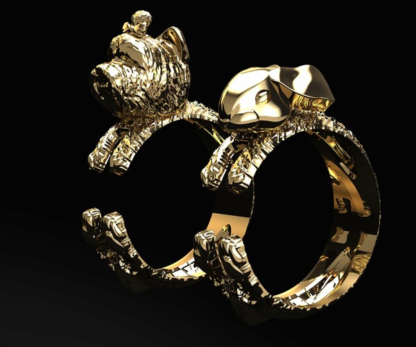 ArtStation - 2 animal rings | Resources
