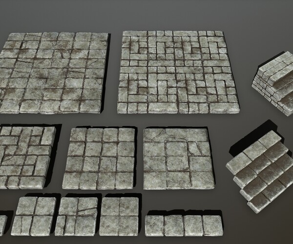 ArtStation - ruin set | Game Assets