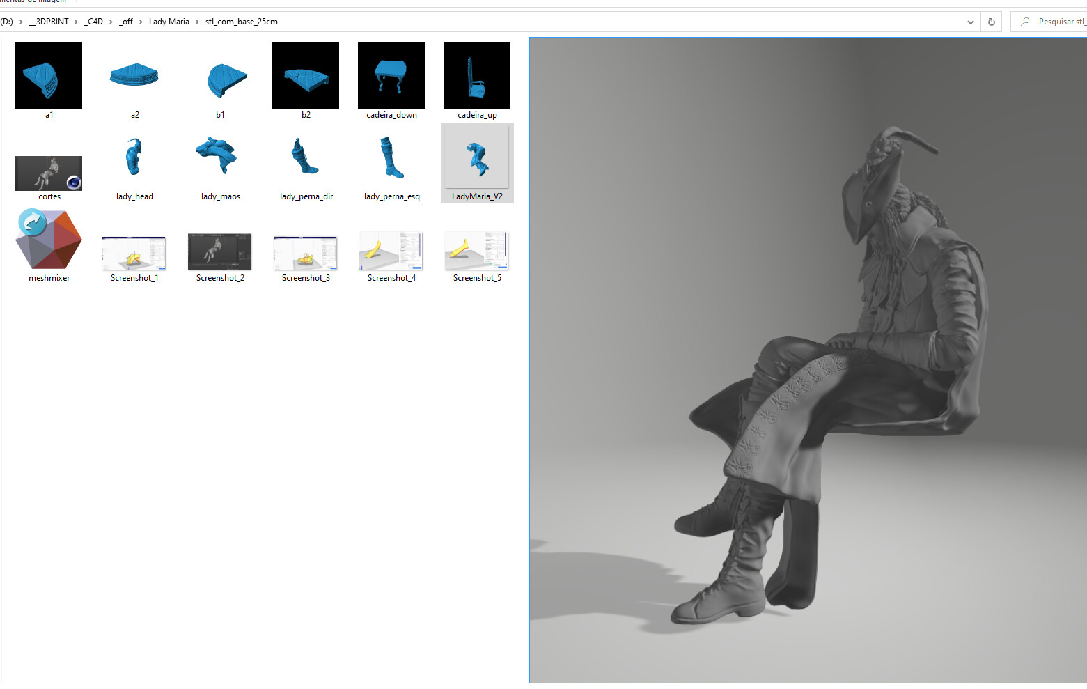 ArtStation - Lady Maria 2.0 (BloodBorne) STL done for 3D Printer ...