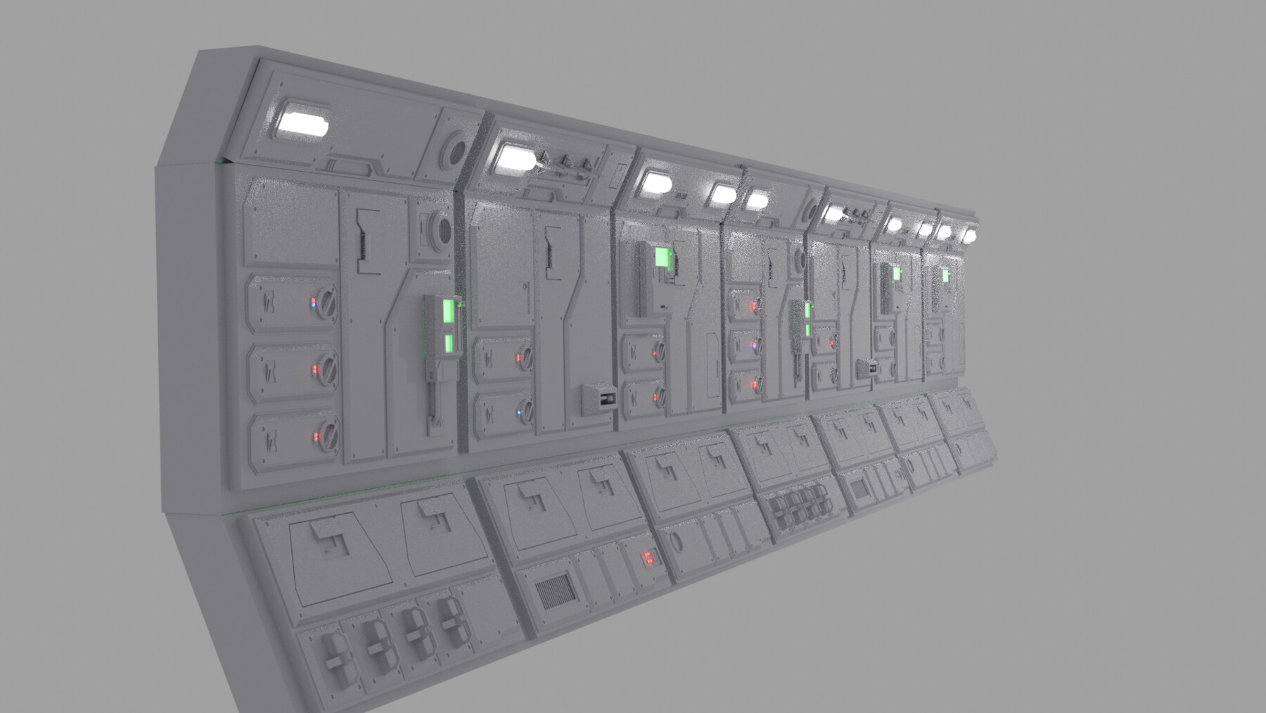 ArtStation - Sci-Fi Wall Panels 21 Parts - Pack 1 (with materials) | Resources