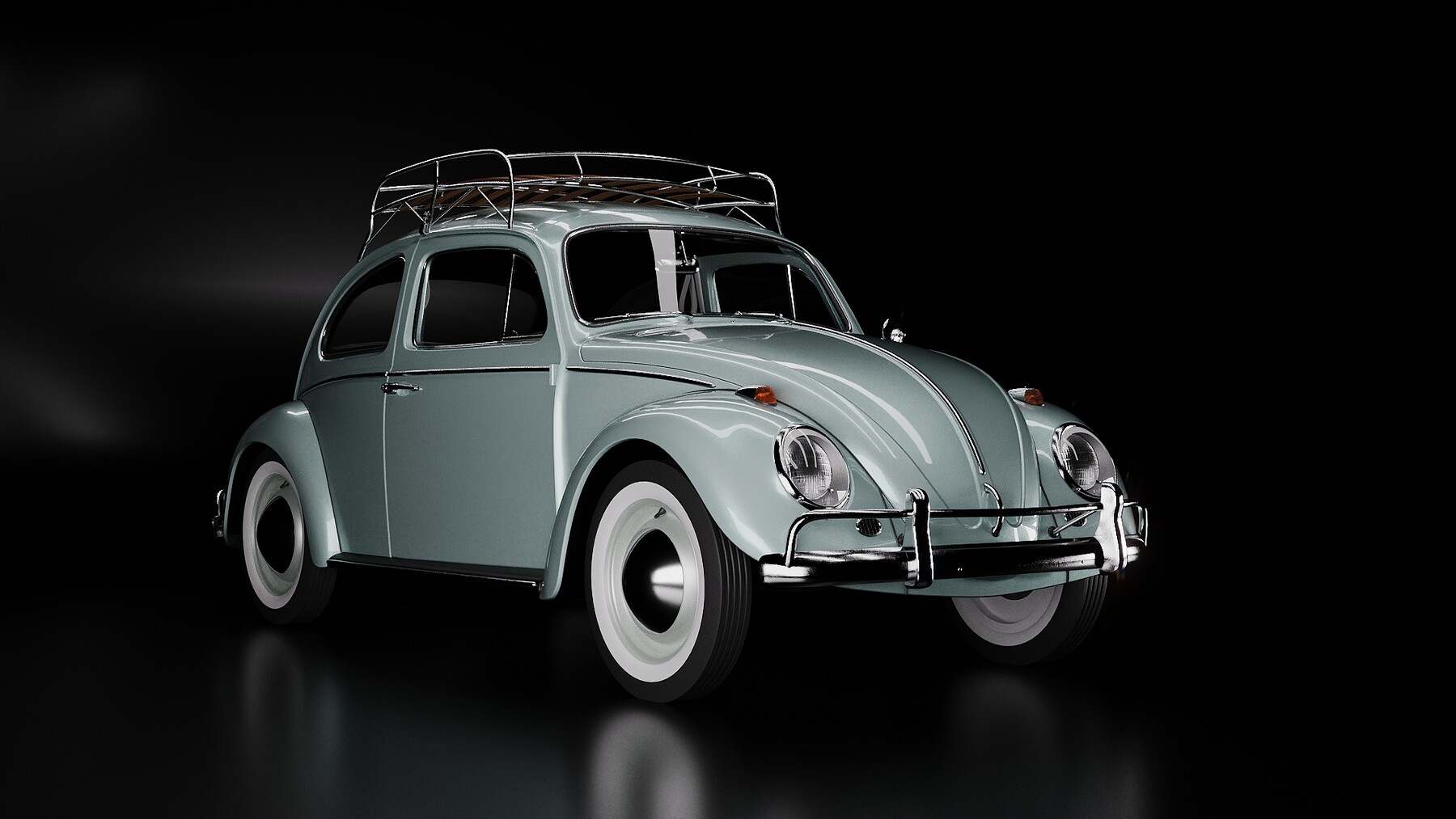 ArtStation - CLASSIC BEETLE 1966 3D model | Game Assets