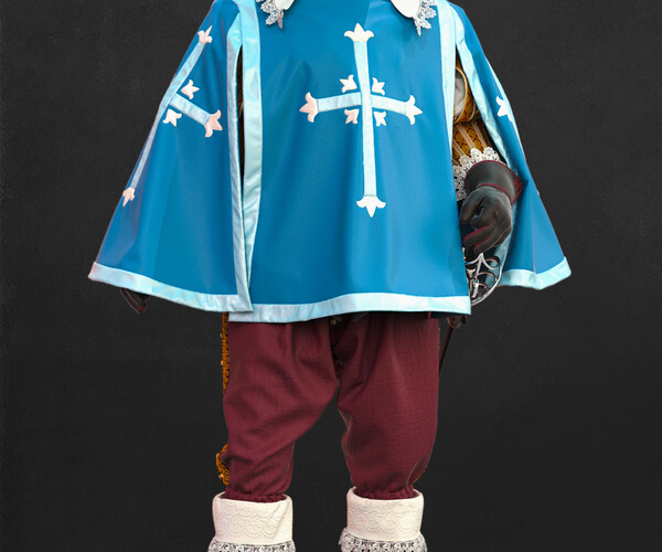 ArtStation - 17th century outfit. Marvelous Designer/Clo3d project ...