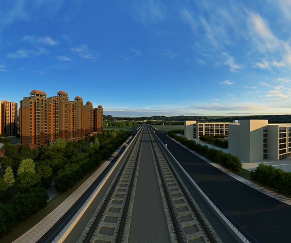 ArtStation - Urban Planning - Aerial View of a Large City 04 | Resources