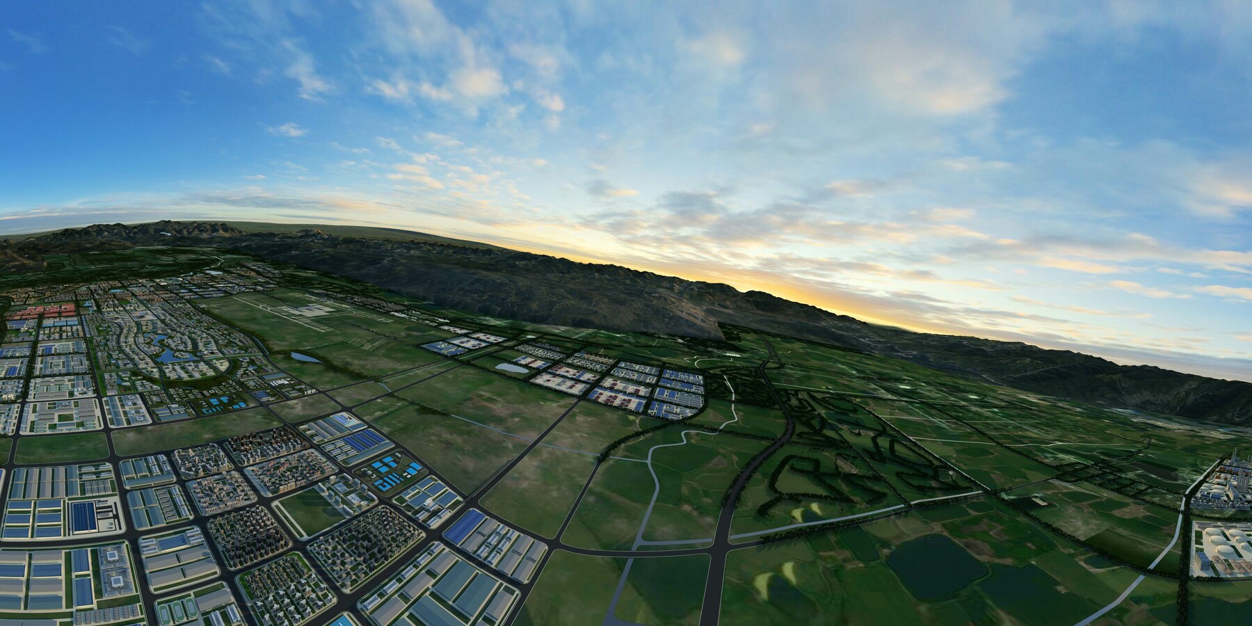 ArtStation - Urban Planning - Aerial View of a Large City 04 | Resources