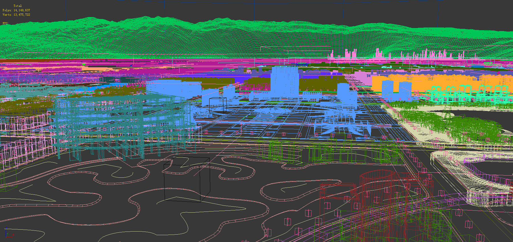 ArtStation - Urban Planning - Large City Night 02 | Resources