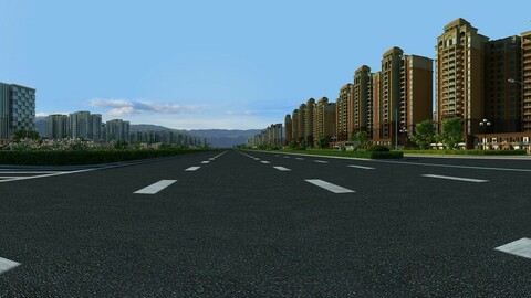 ArtStation - Urban Planning - Large Community Road | Resources
